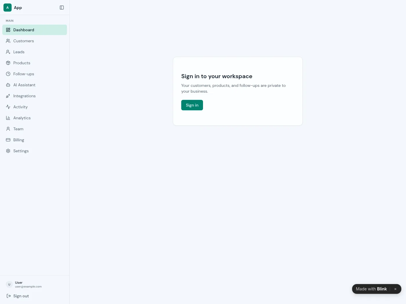 FollowUp AI Platform