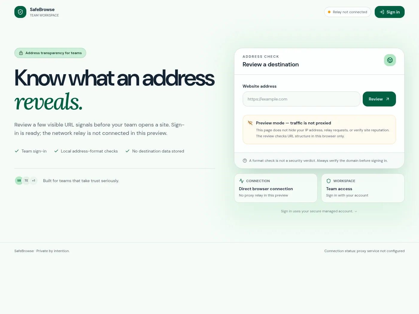 SafeBrowse Proxy