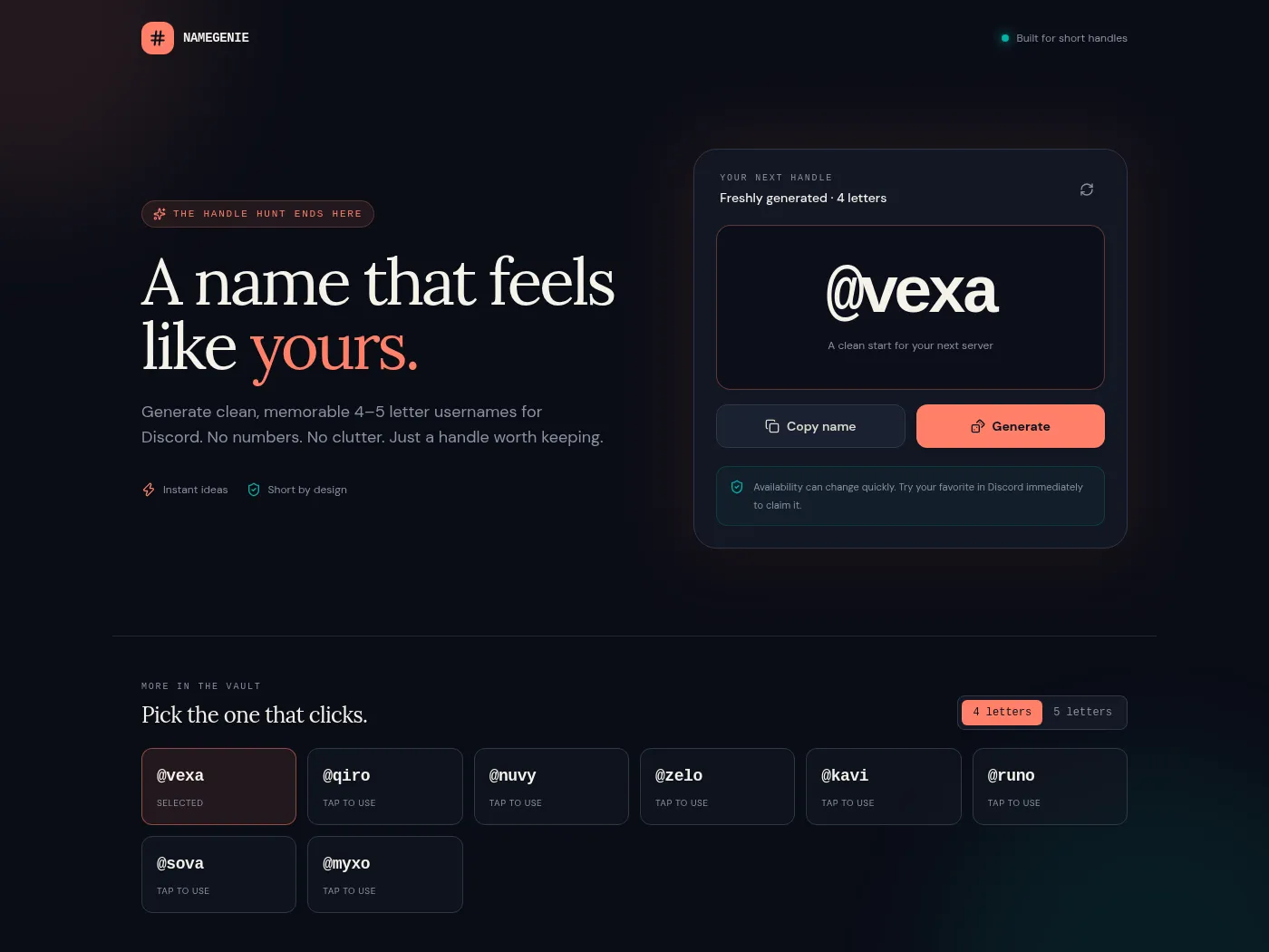 NameGenie