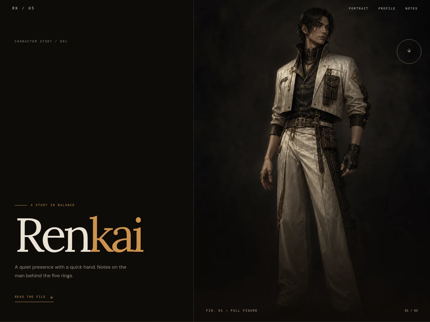 Renkai Character Sheet