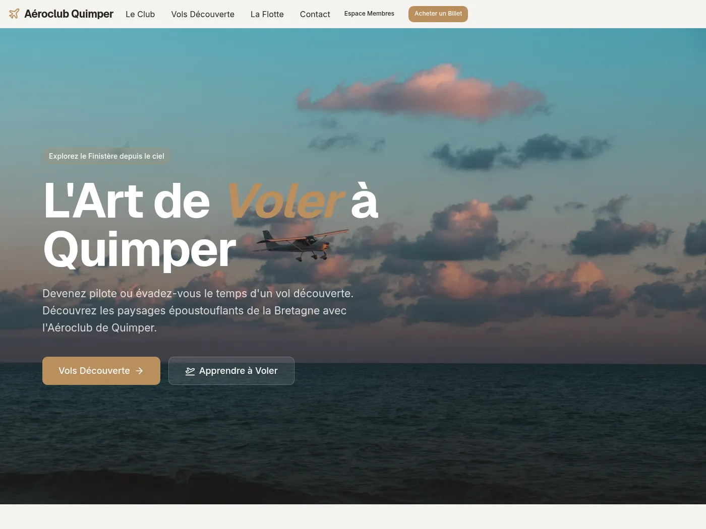 Aéroclub Quimper Modern
