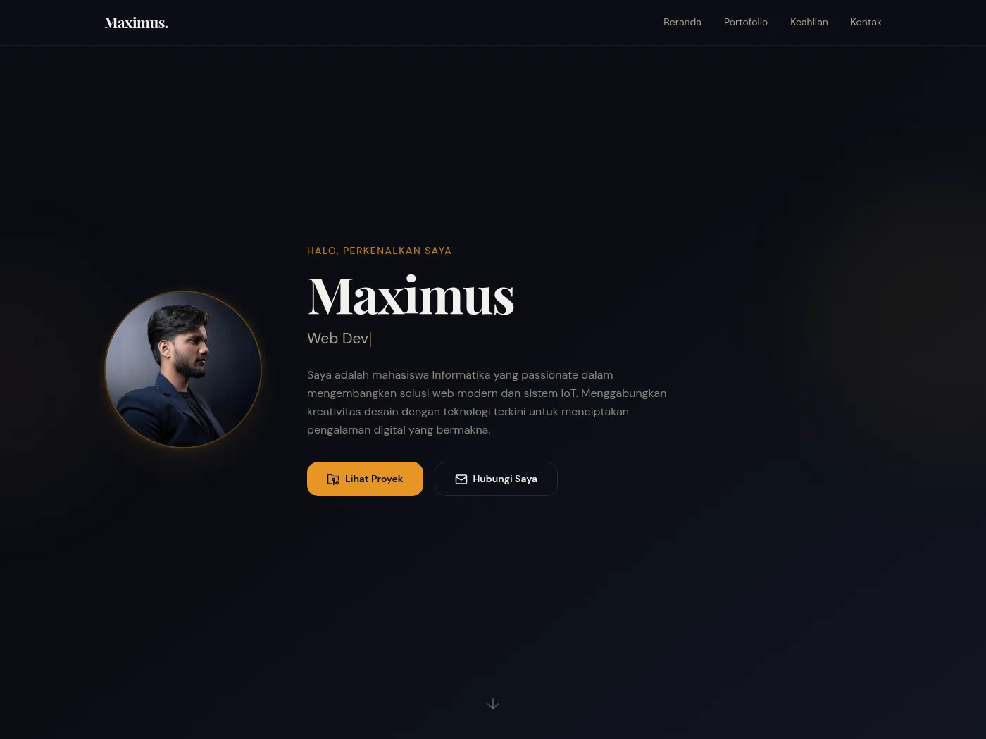 Maximus Portfolio Site