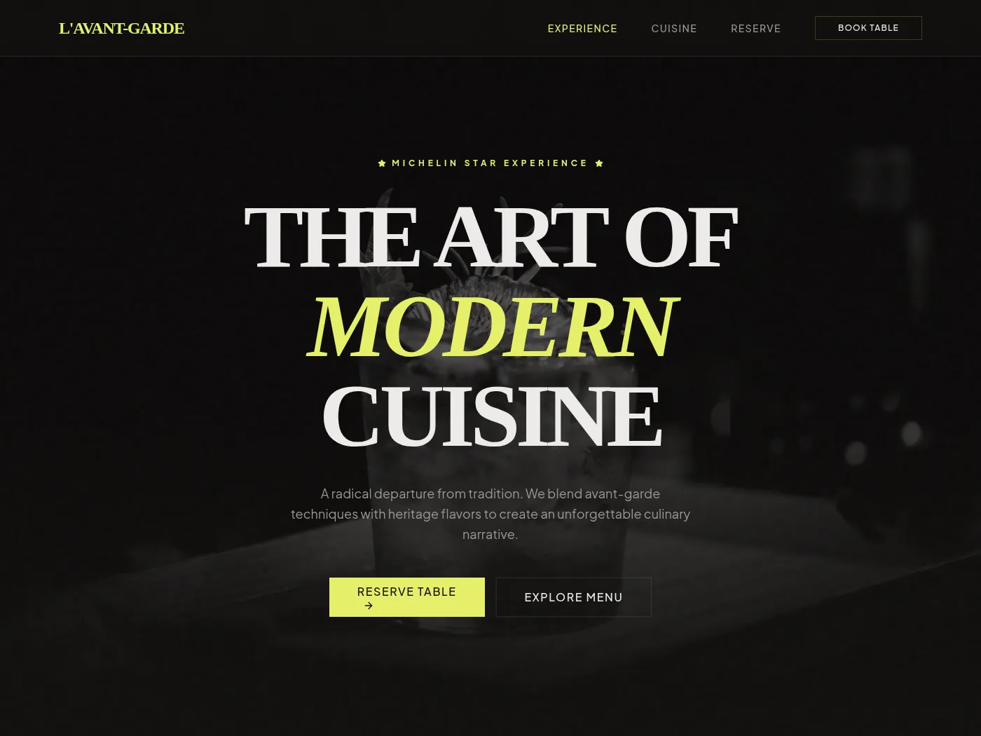 Bistro Web Presence