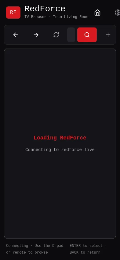 RedForce TV Browser