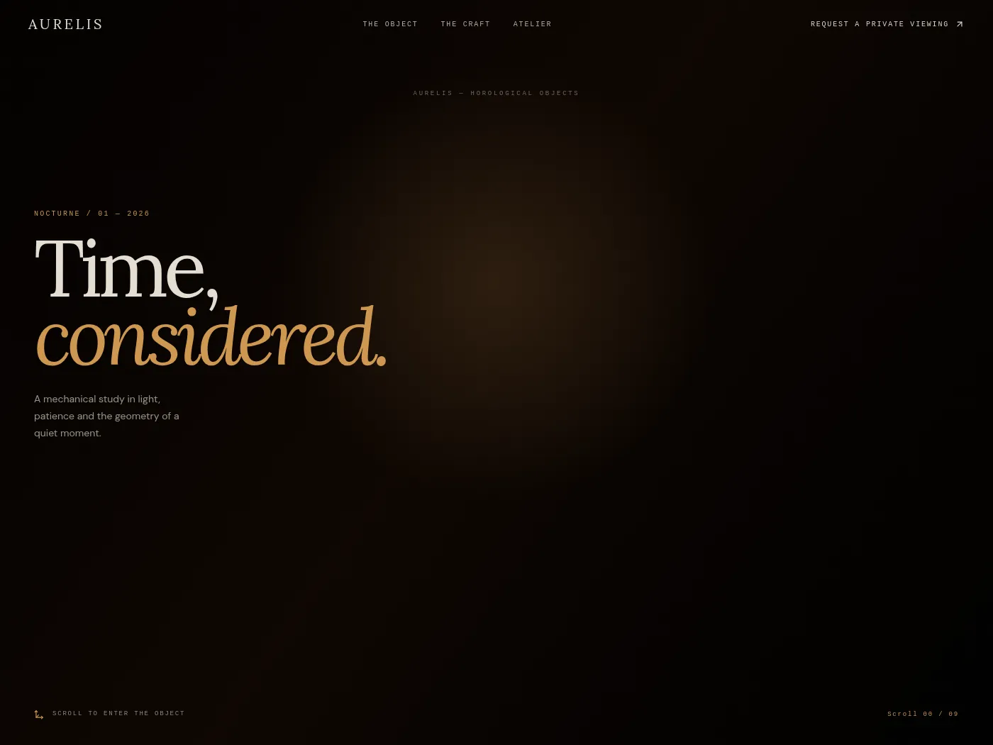 Cinematic 3D Web Experience