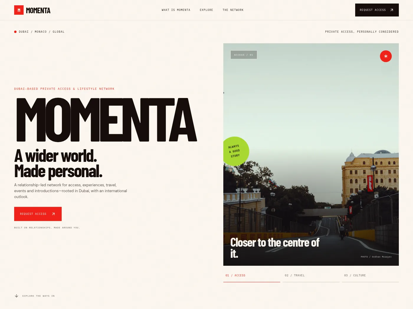 Momenta Luxury Access