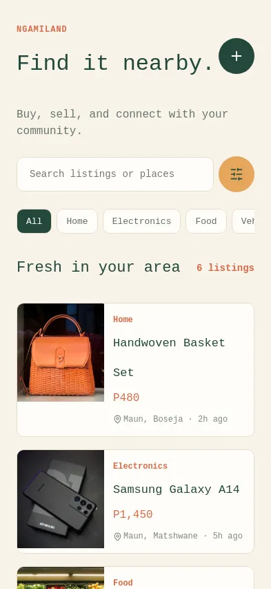 Ngamiland Marketplace