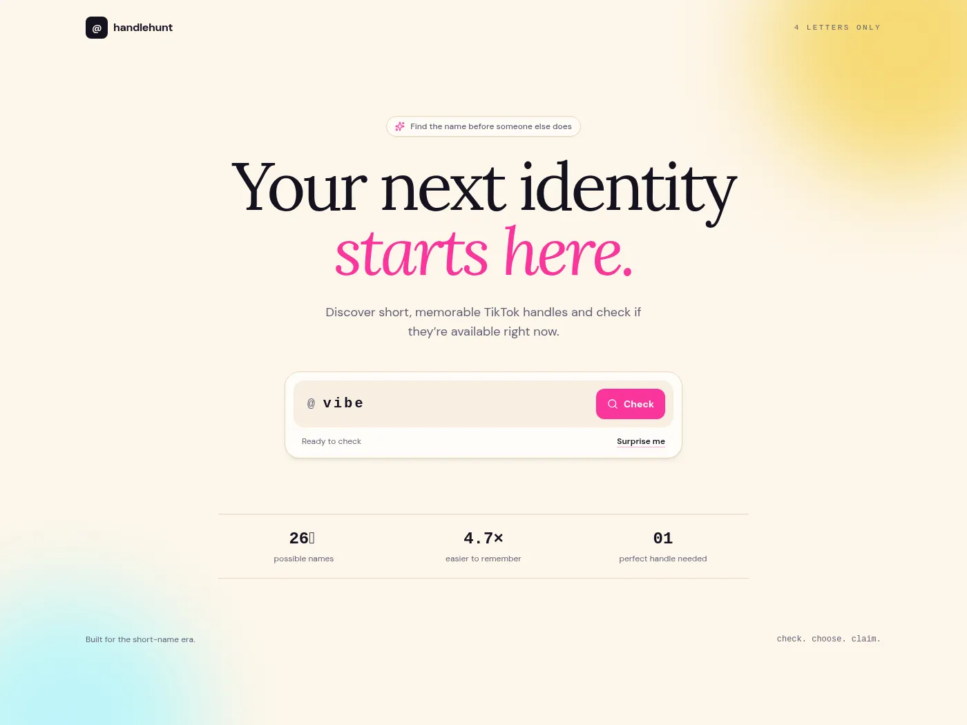 TikTok Handle Finder