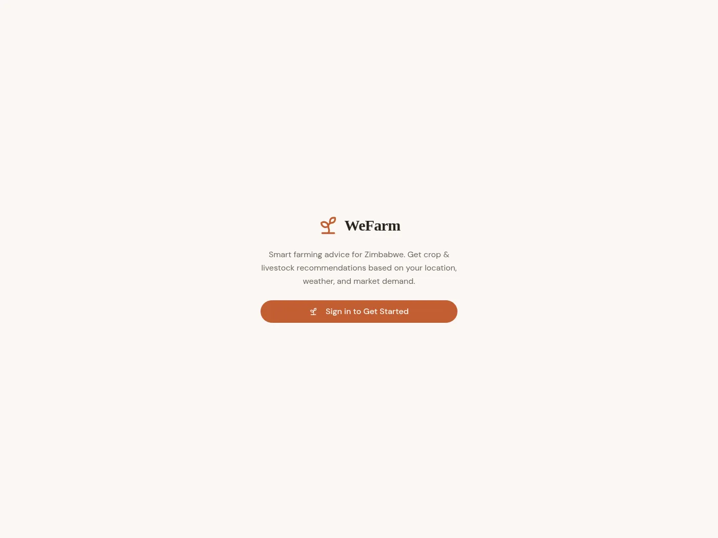 WeFarm Advisory App