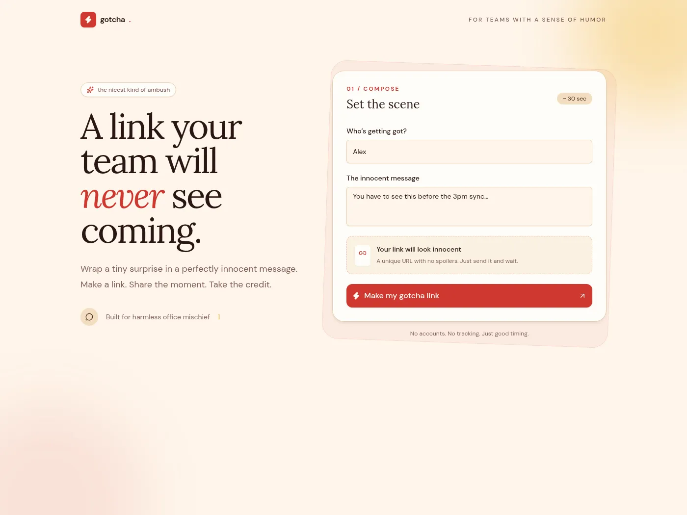 RickRoll Link Maker