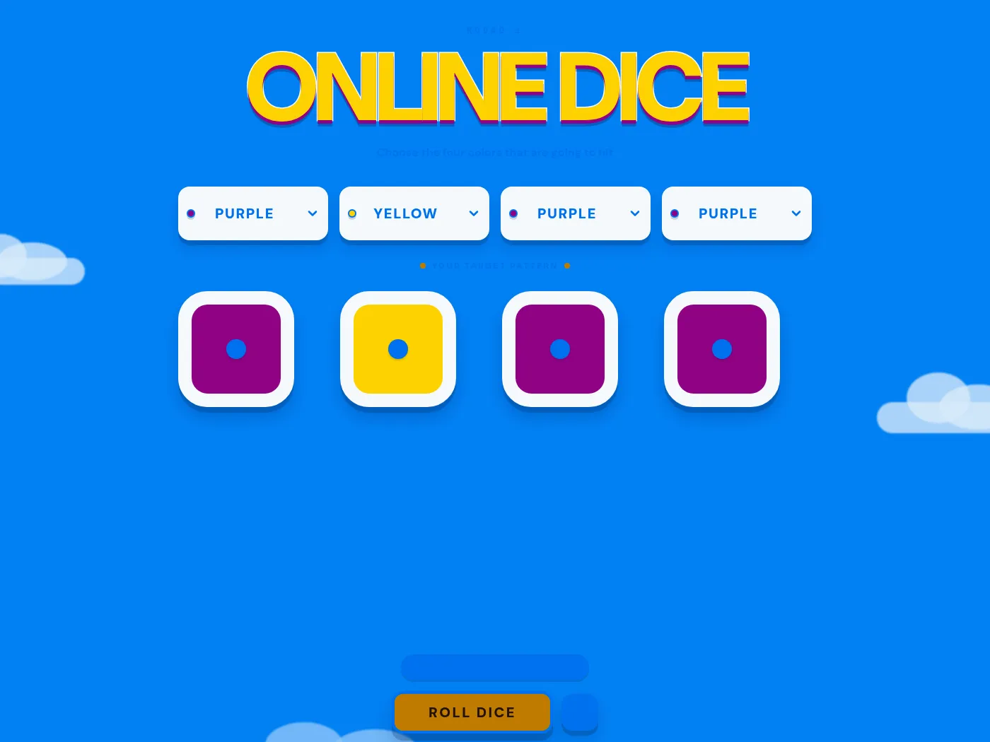 Color Dice Game