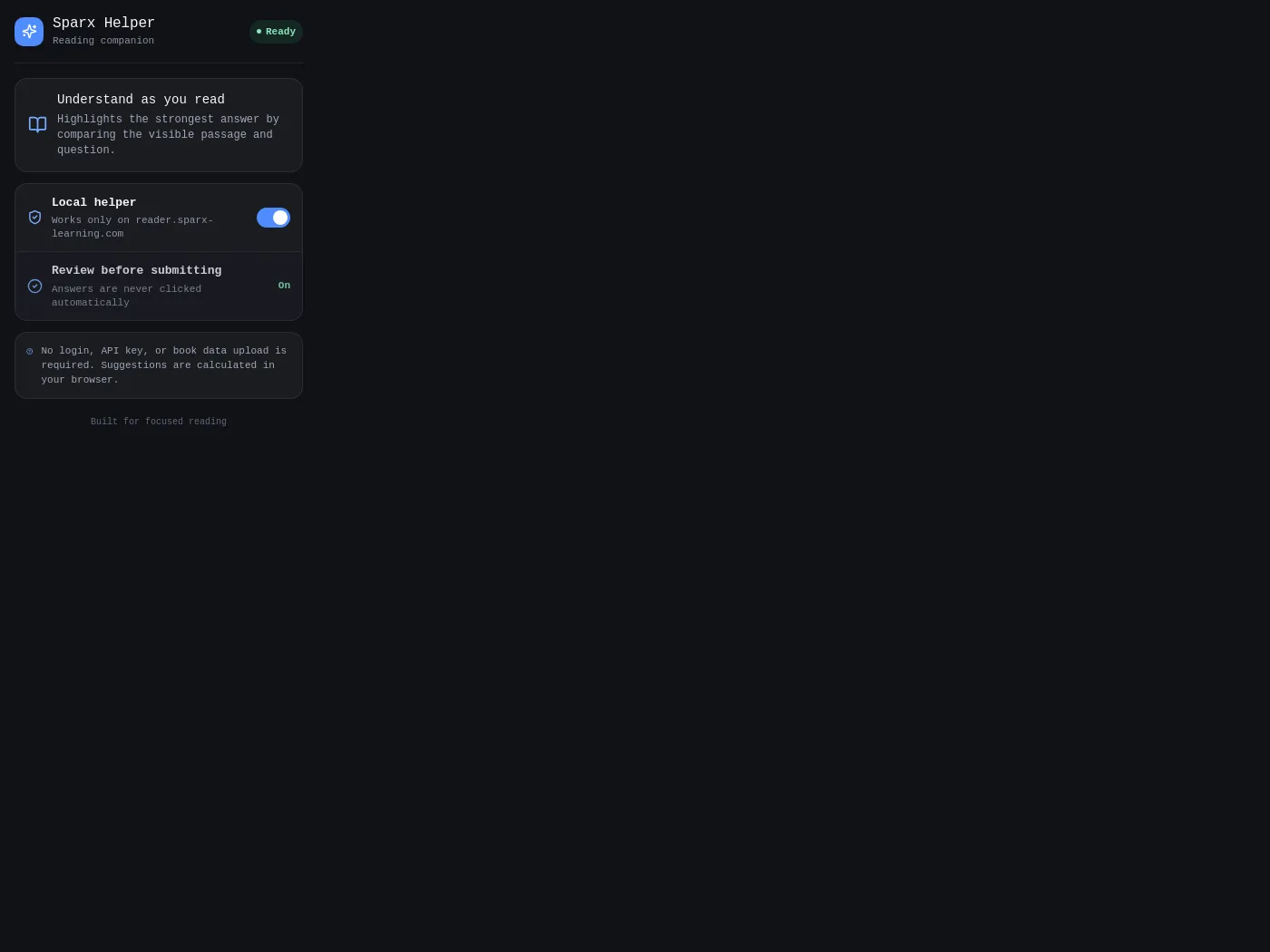 Sparx Reader Helper (Remix)