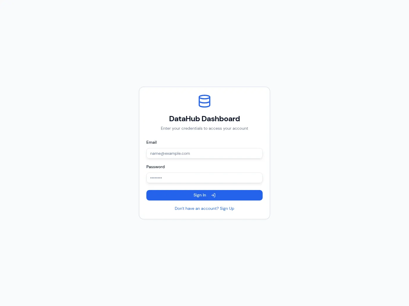 DataHub Dashboard