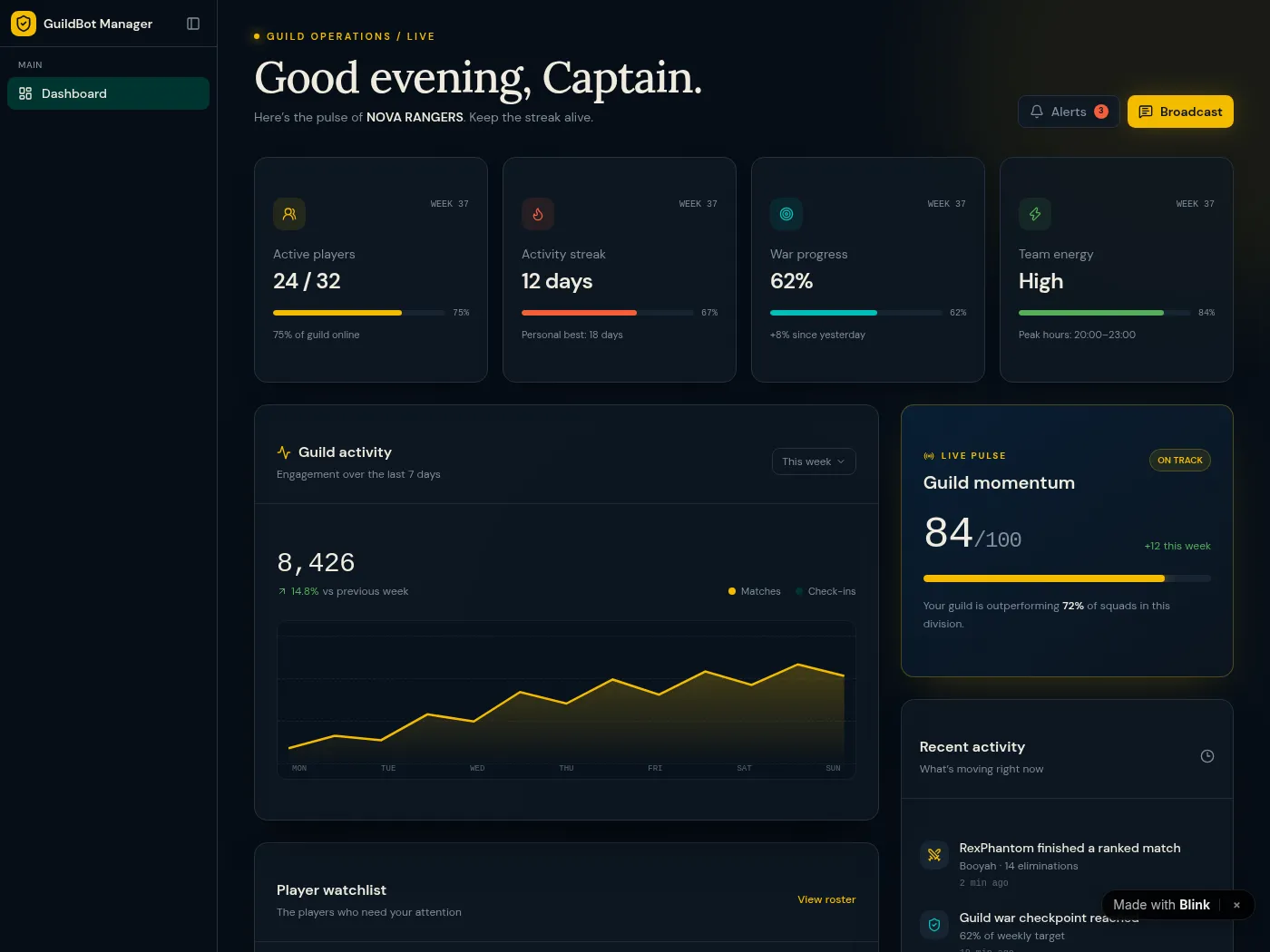 GuildBot Manager