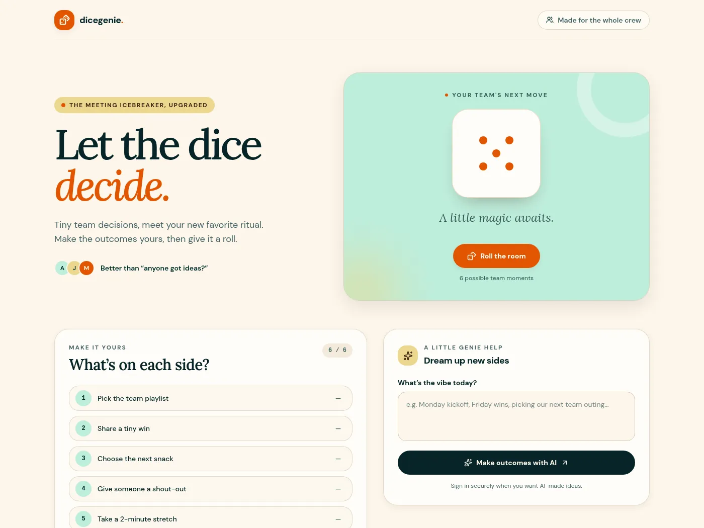 DiceGenie