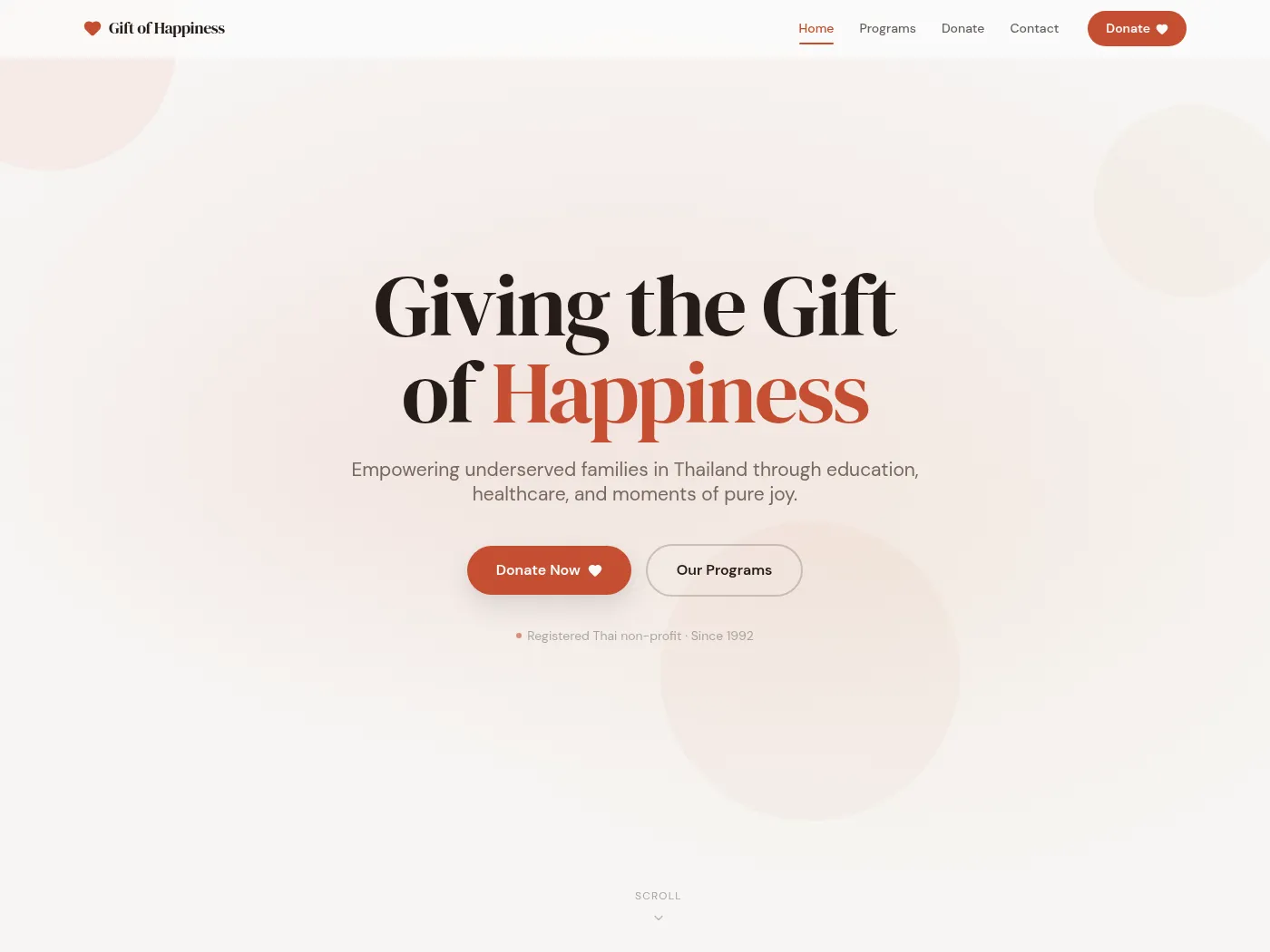 Gift of Happiness Site
