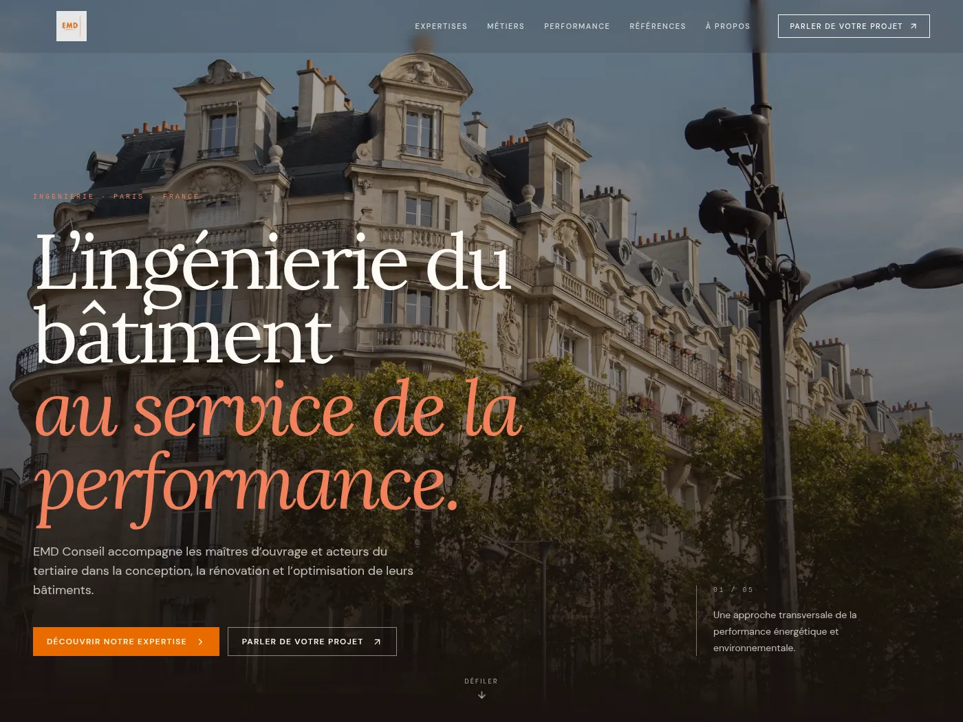EMD Conseil Premium Site