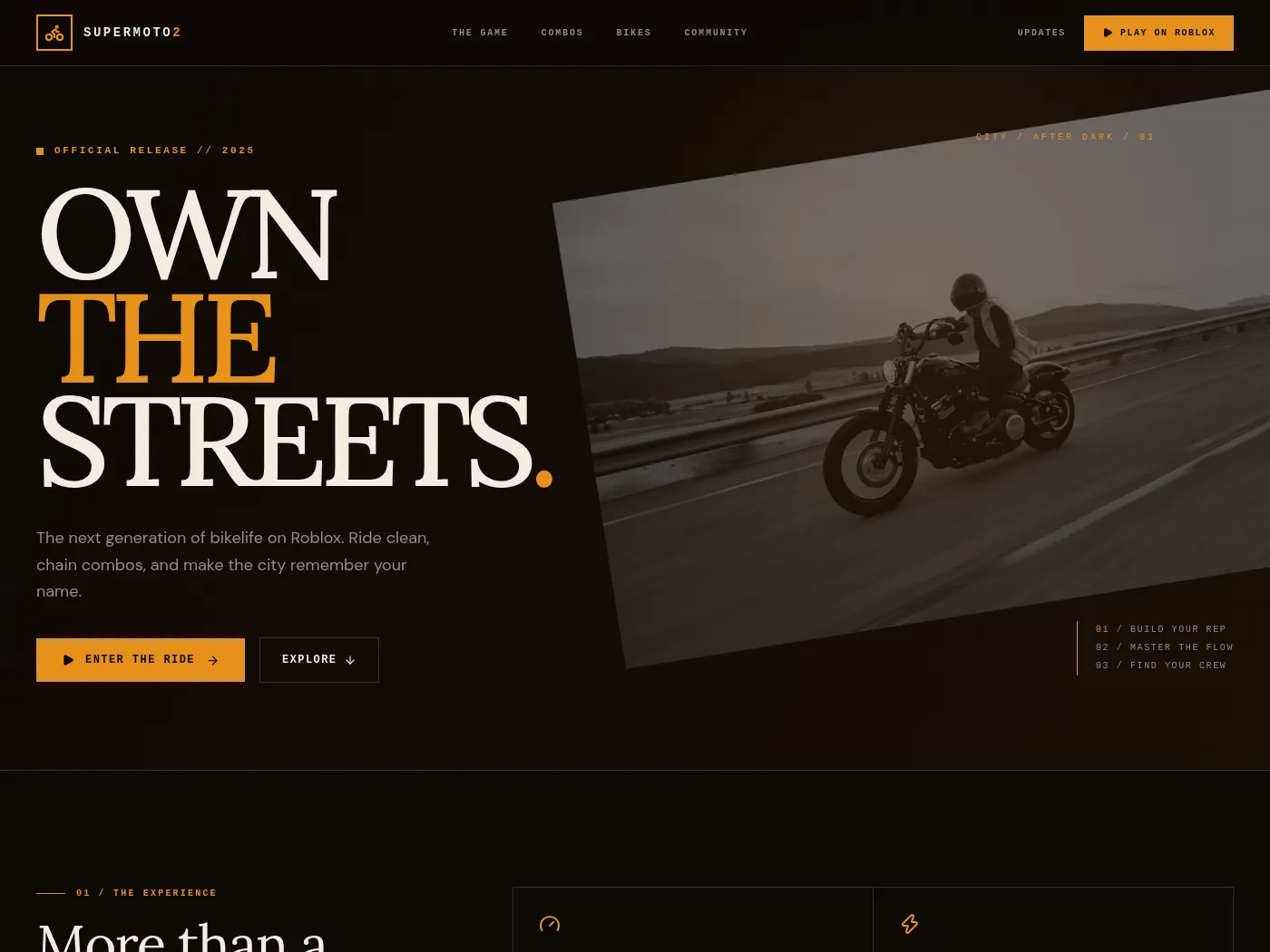 SUPERMOTO 2 Web Portal