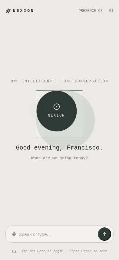 Intelligent Presence OS