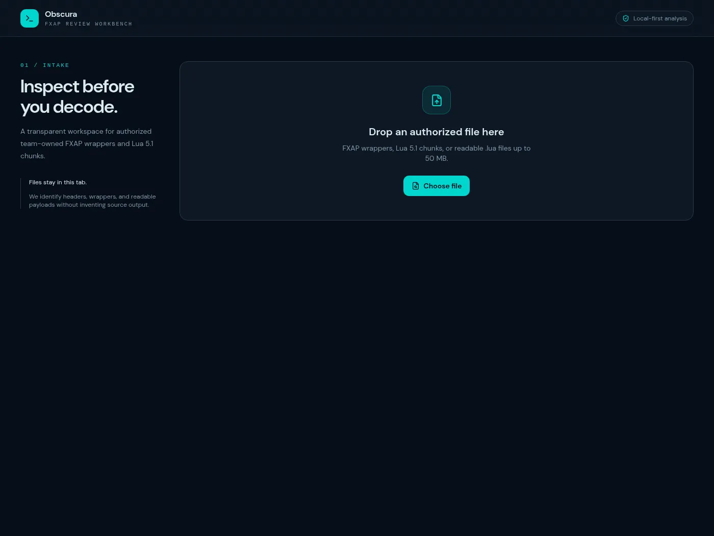 FXAP Lua Decryptor Toolkit