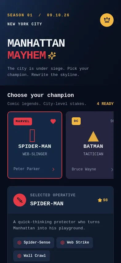 Marvel Manhattan Mayhem