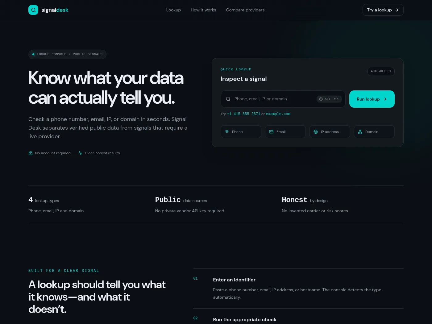 Lookup Insight Engine