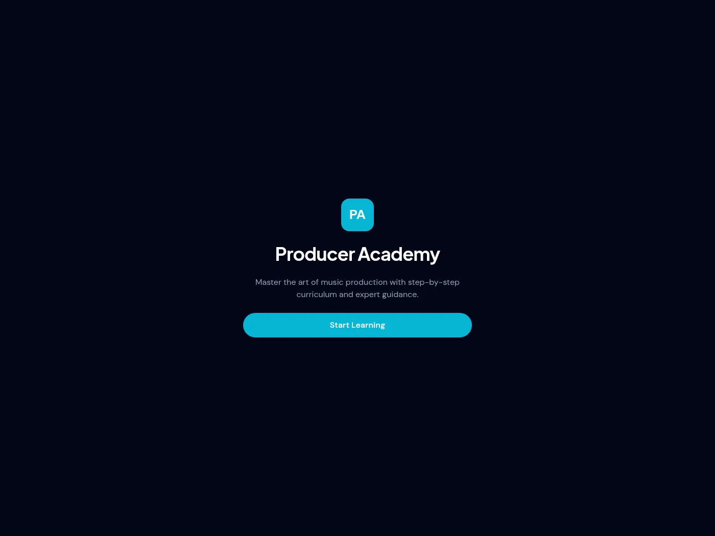 Producer Academy