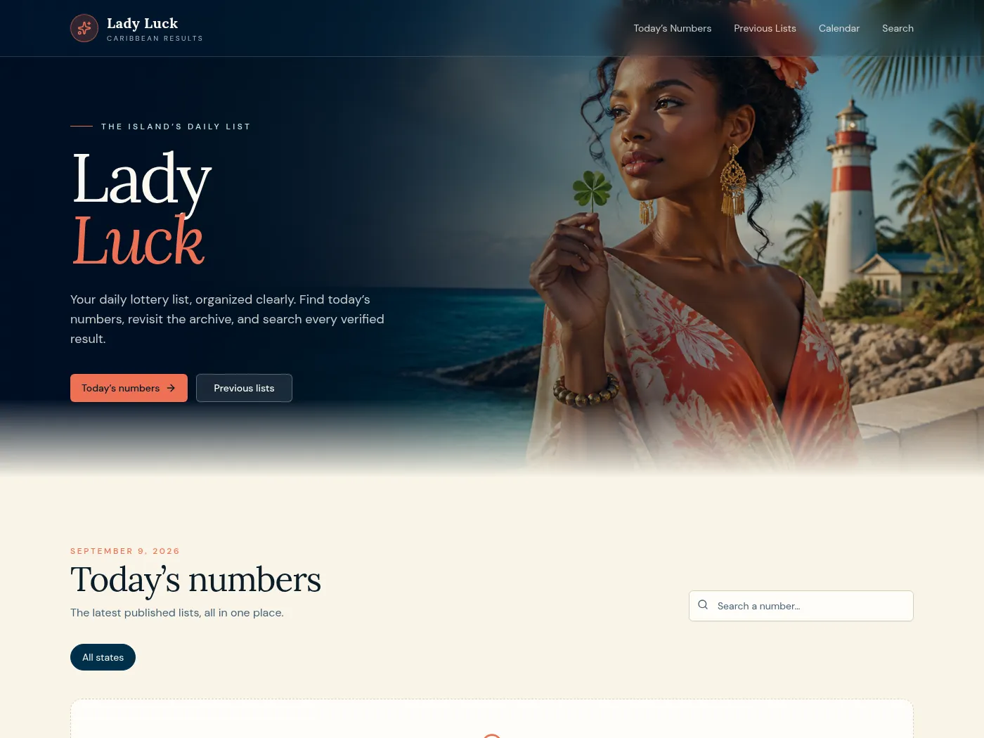 Lady Luck Lottery Hub