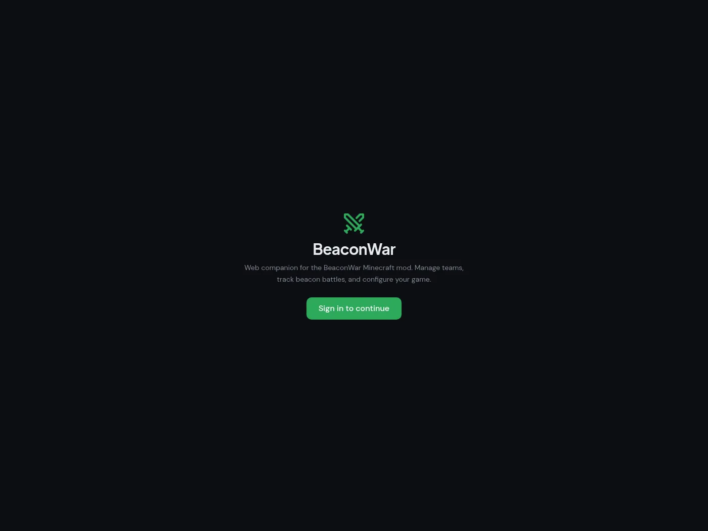 BeaconWar Minecraft Mod