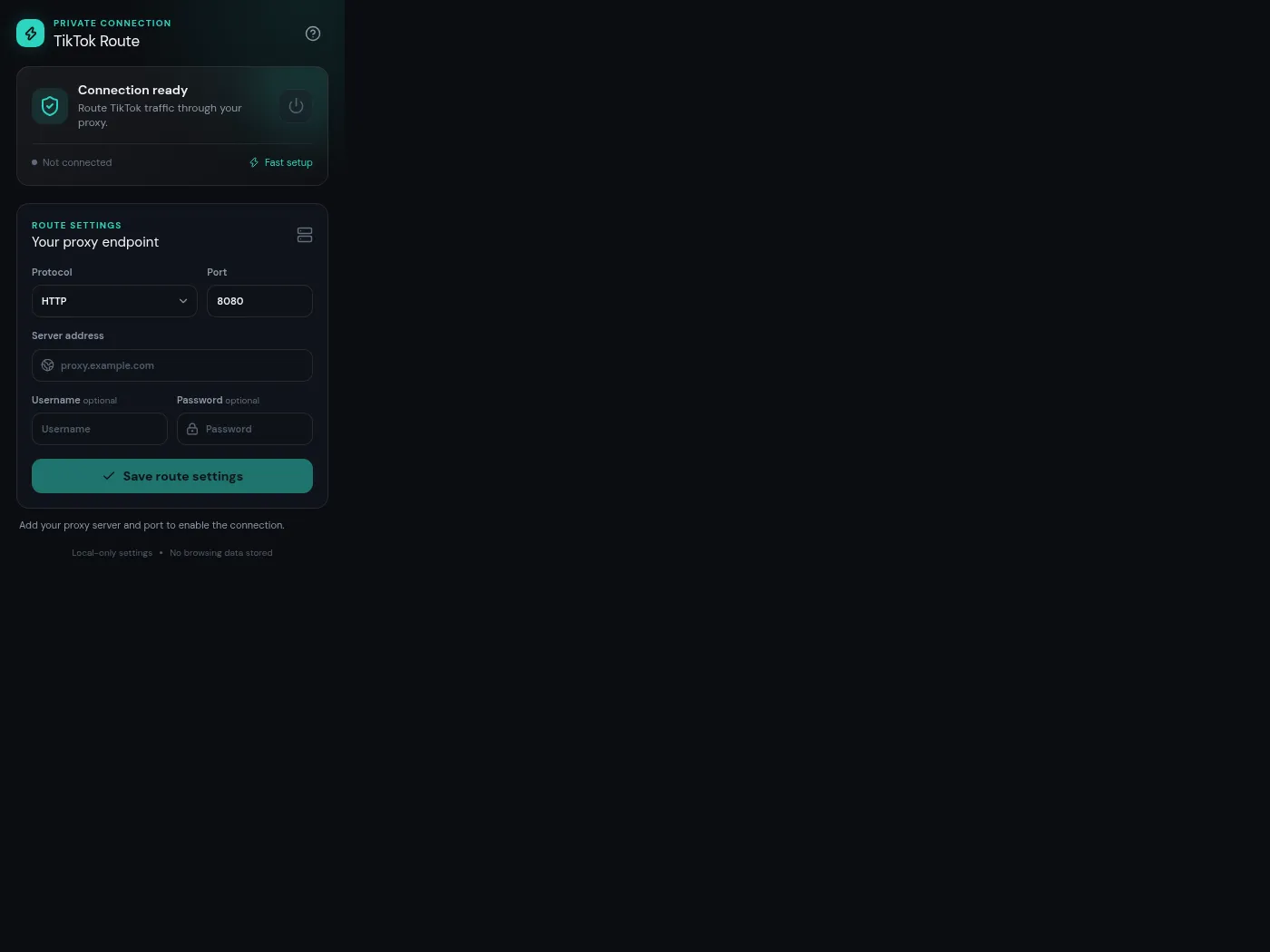 TikTok VPN Extension