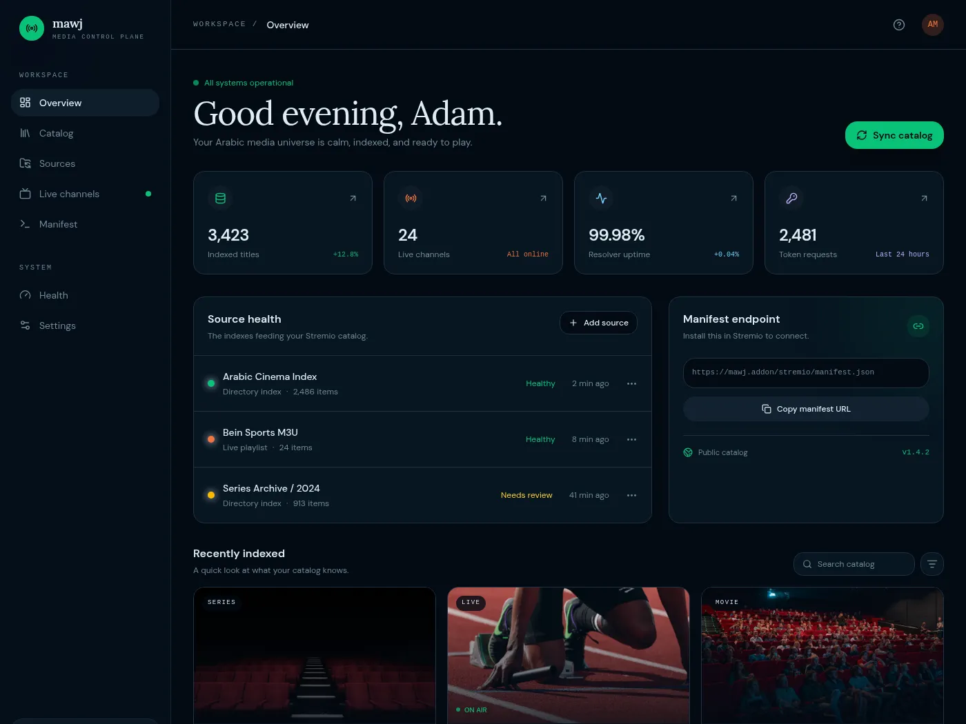 BeinPlay Media Addon