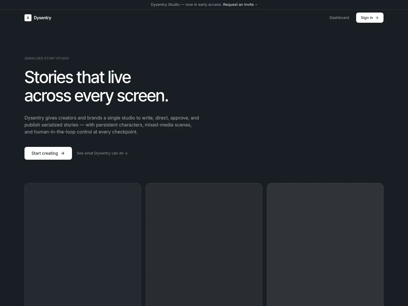 Dysentry Story Studio