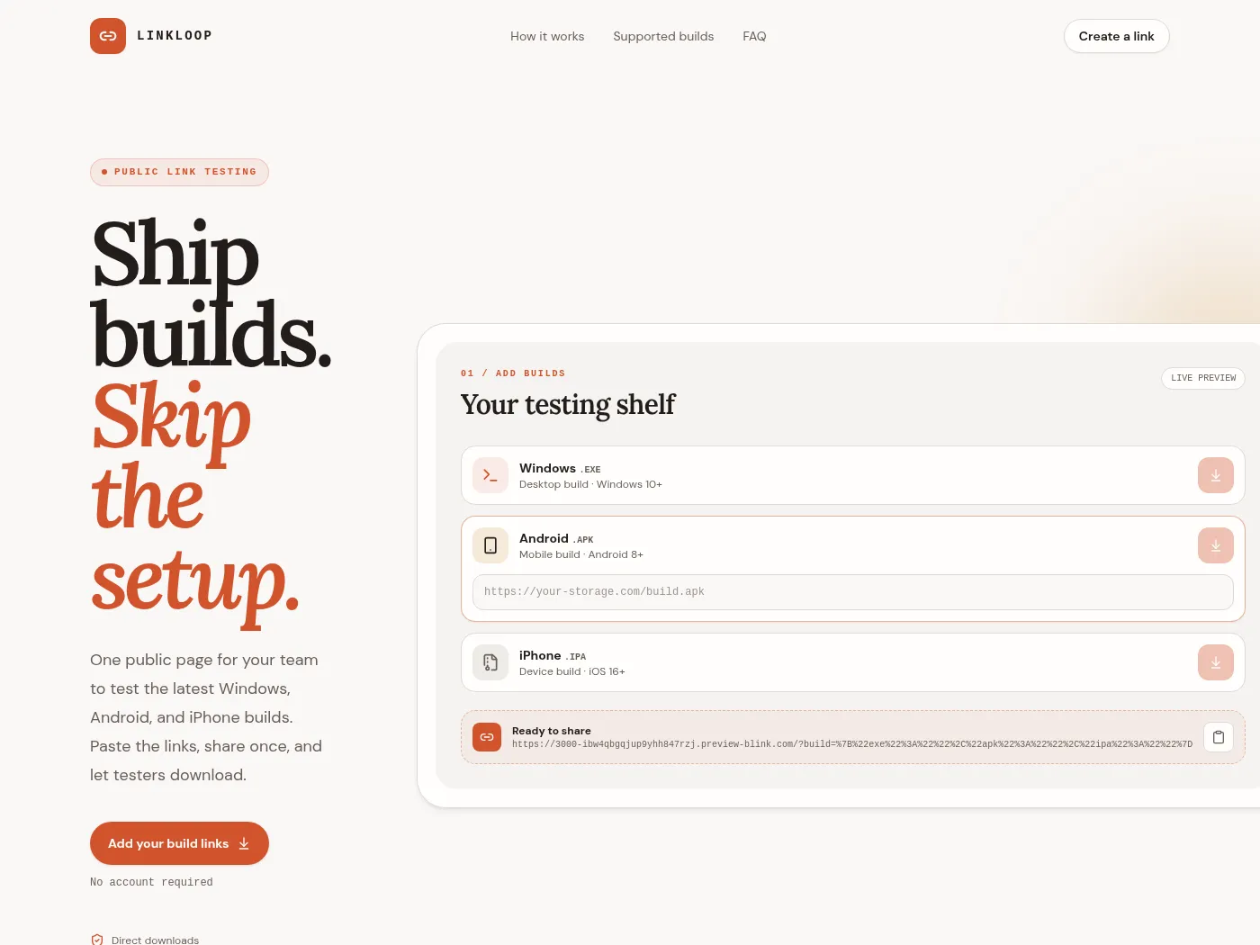 LinkLoop Download Hub