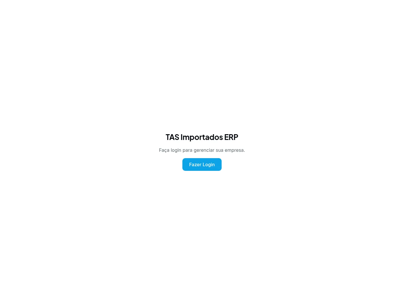 TAS Importados ERP