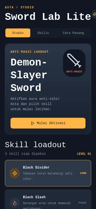Asta Sword Studio Lite
