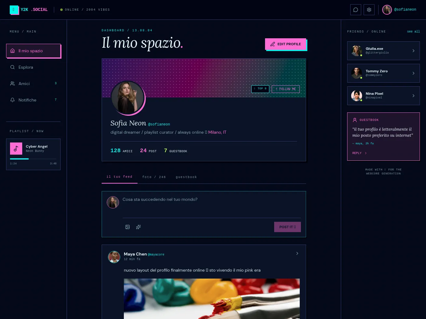 Webcore Social Revival