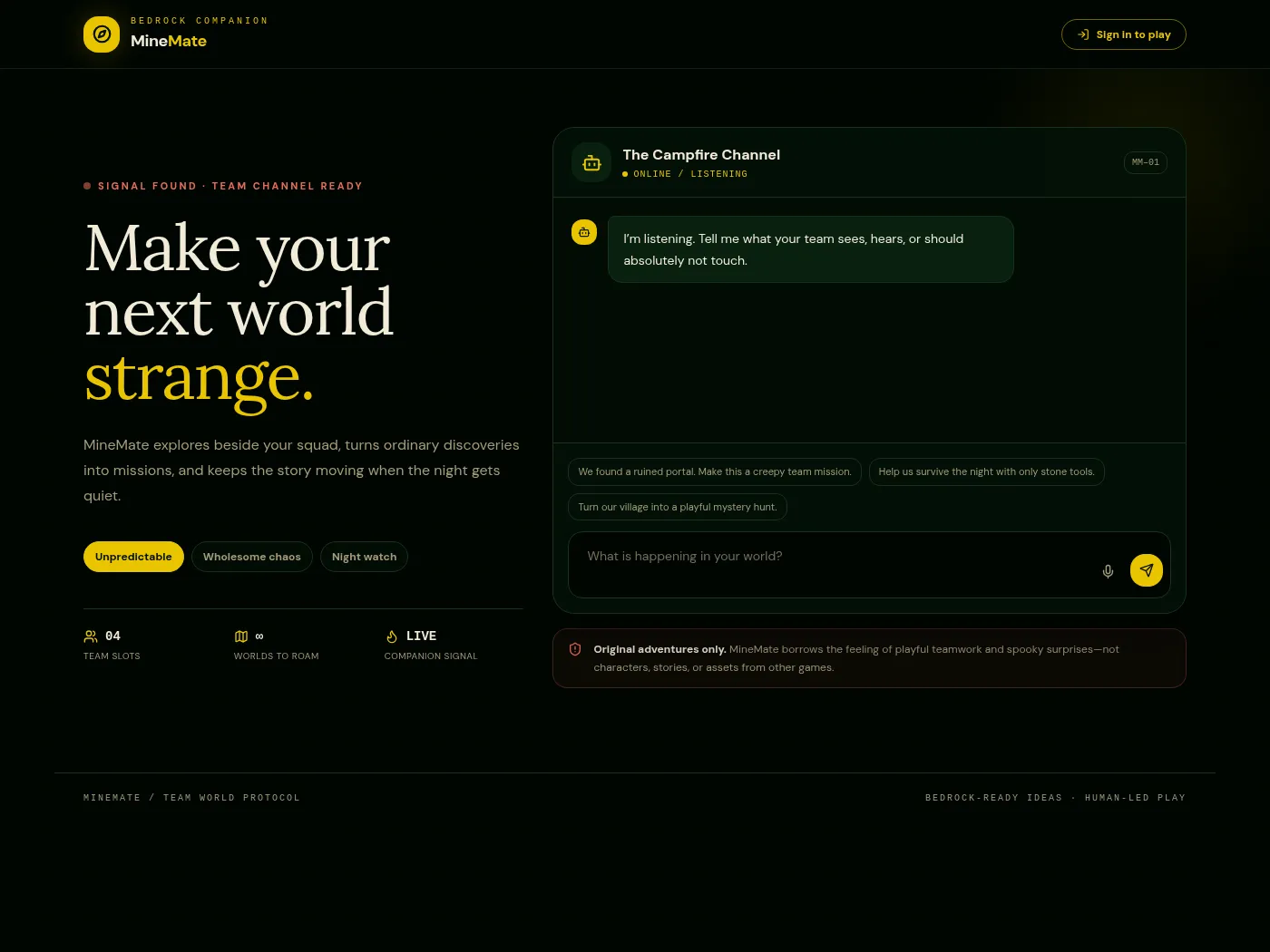 MineMate: AI Game Companion