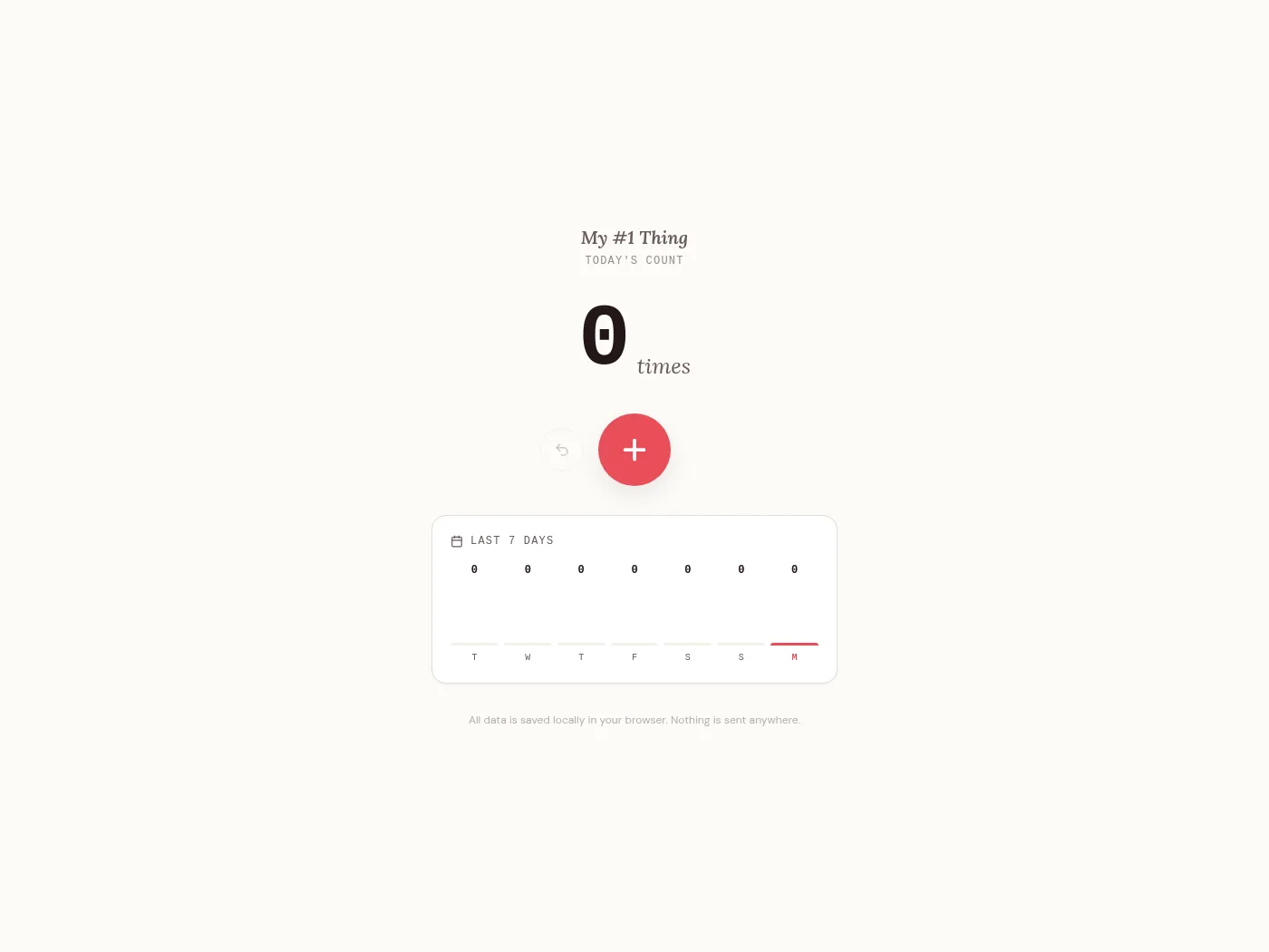 Number One Tracker