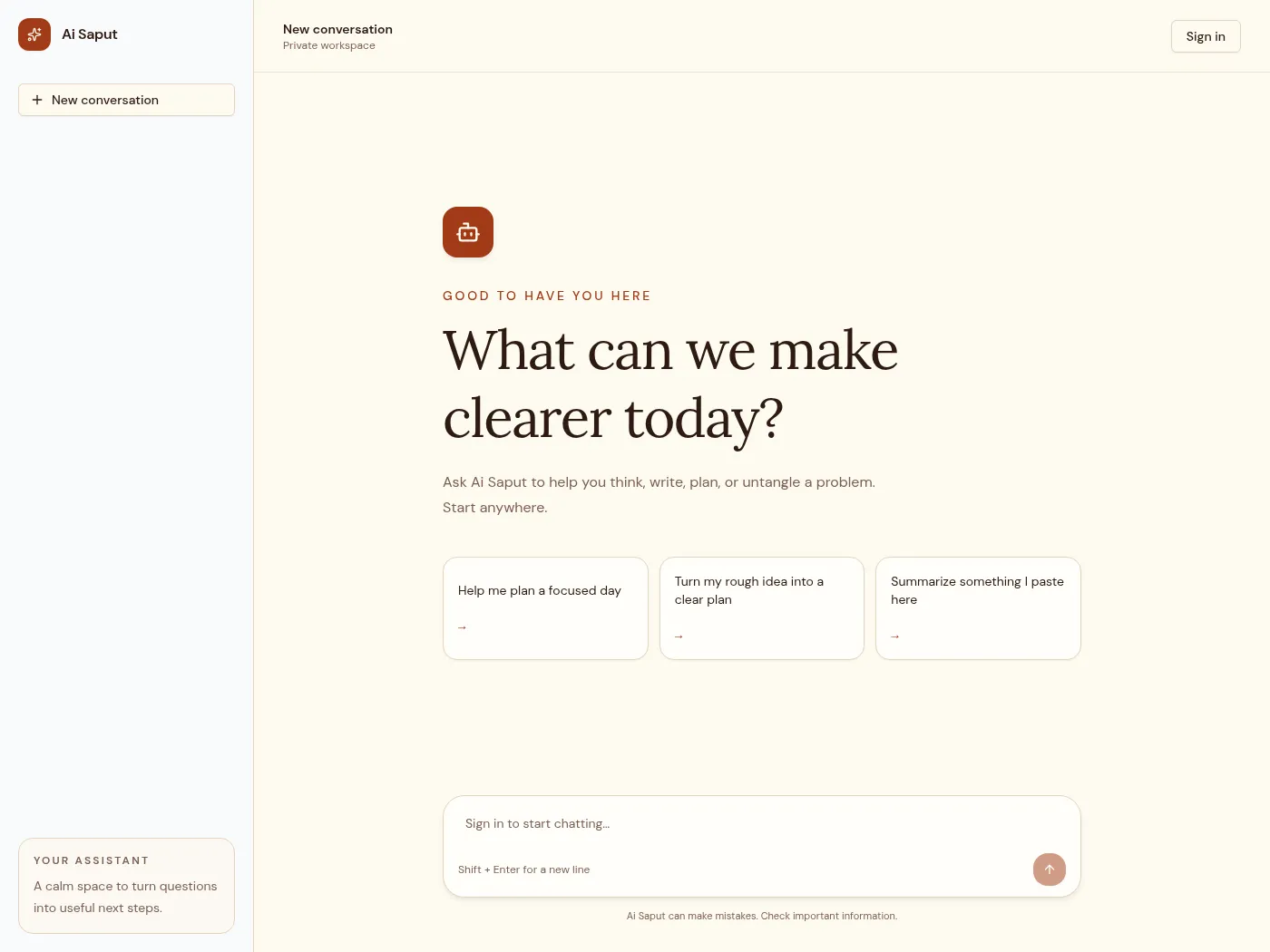 Ai Saput Assistant