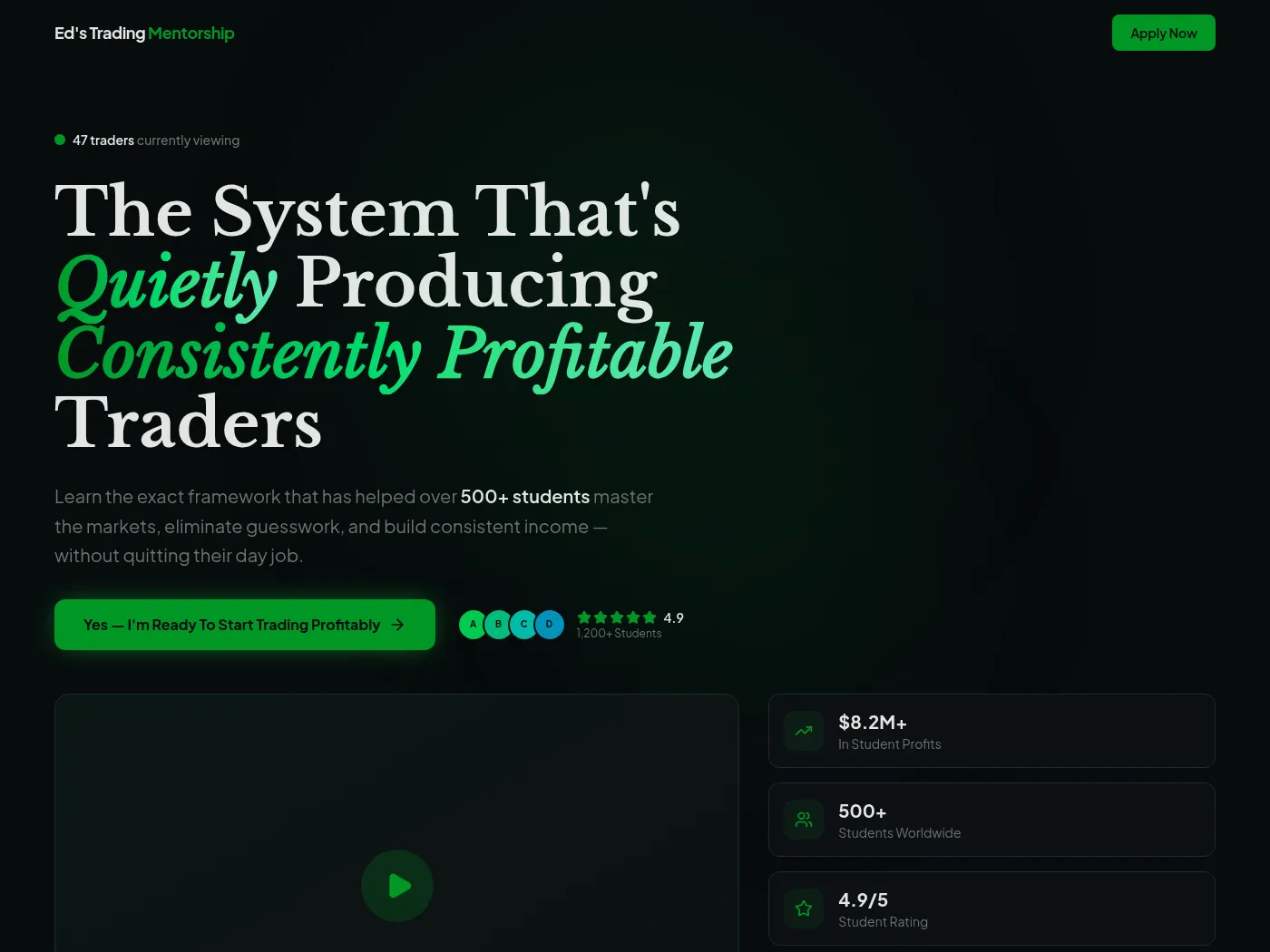 Ed's Trading Mentorship