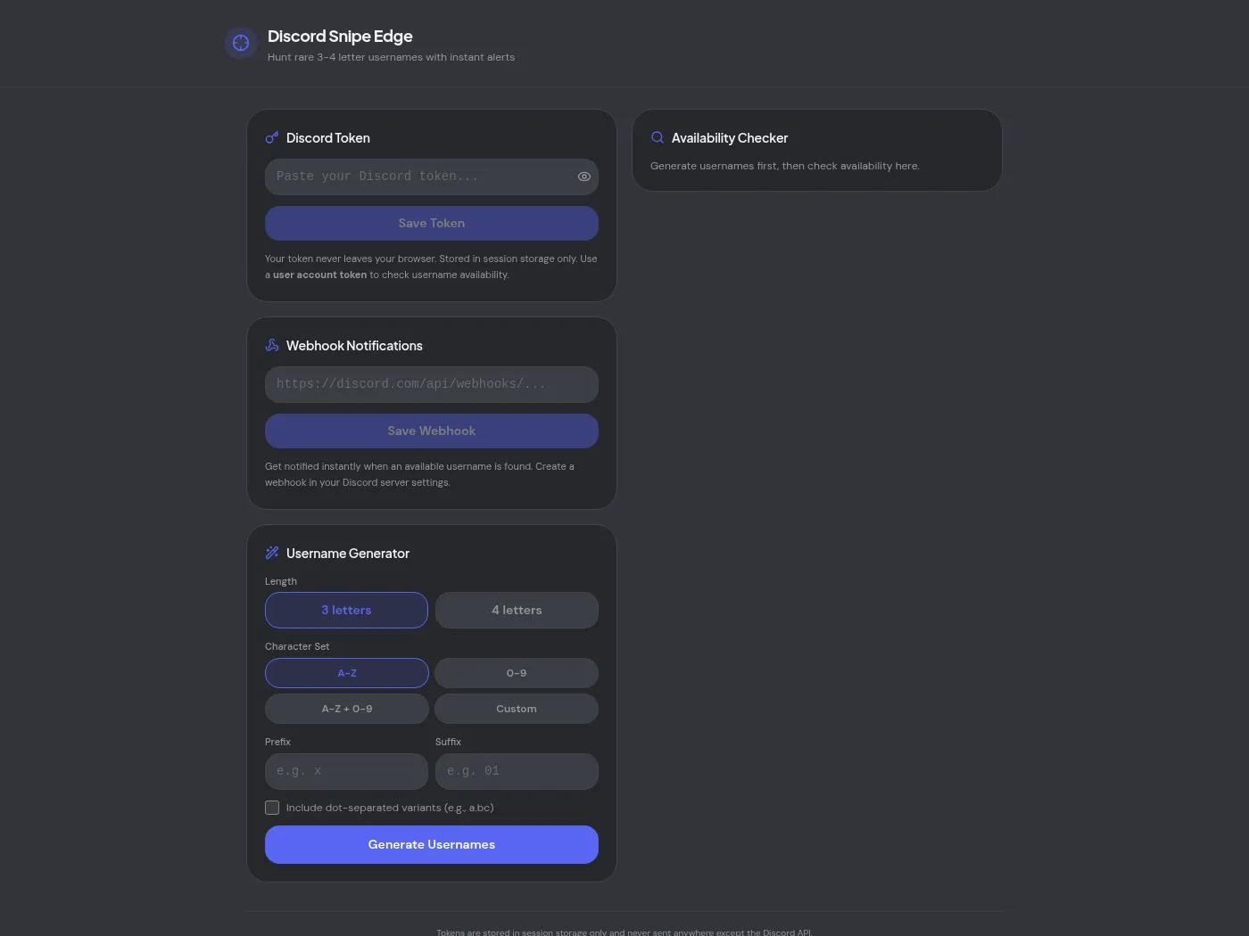 Discord Snipe Edge