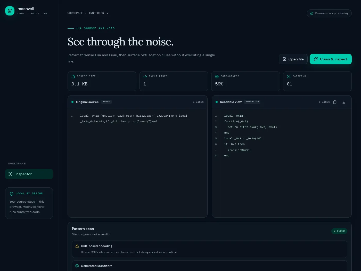 MoonVeil DeObfuscator