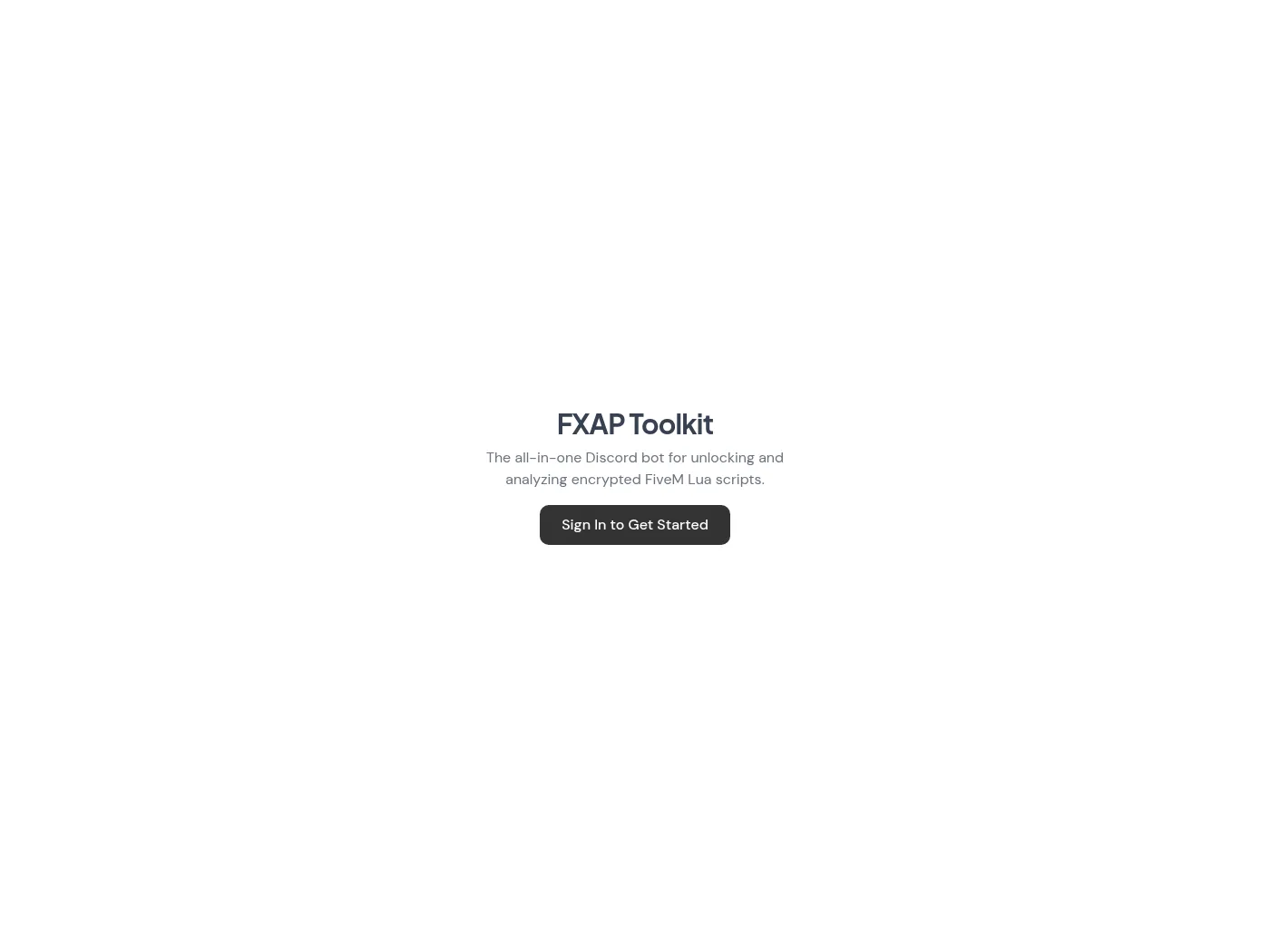 FXAP Discord Toolkit