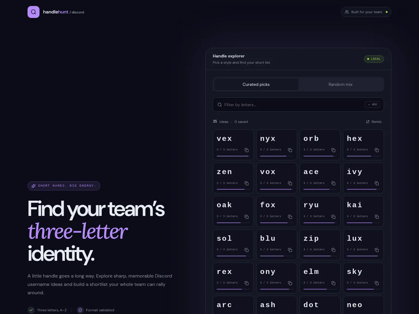 Discord Handle Hunter