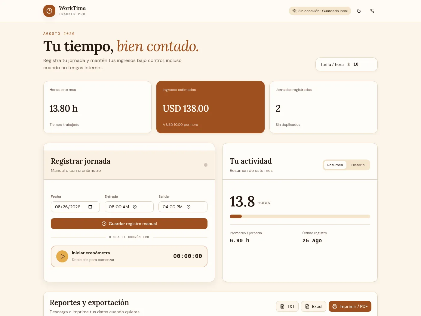 WorkTime Tracker Pro