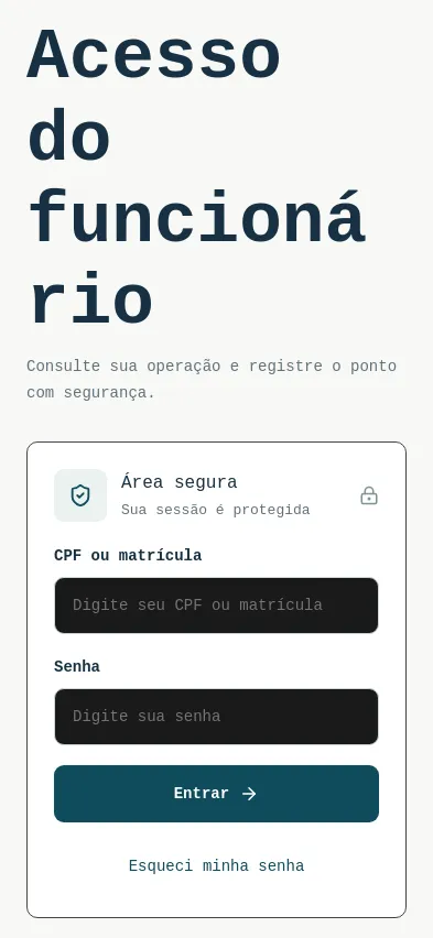 APP FUNCIONÁRIO