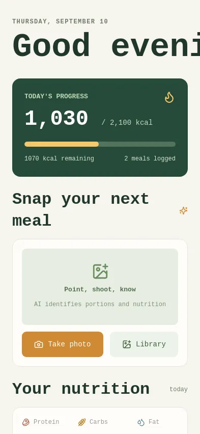 SnapDiet AI