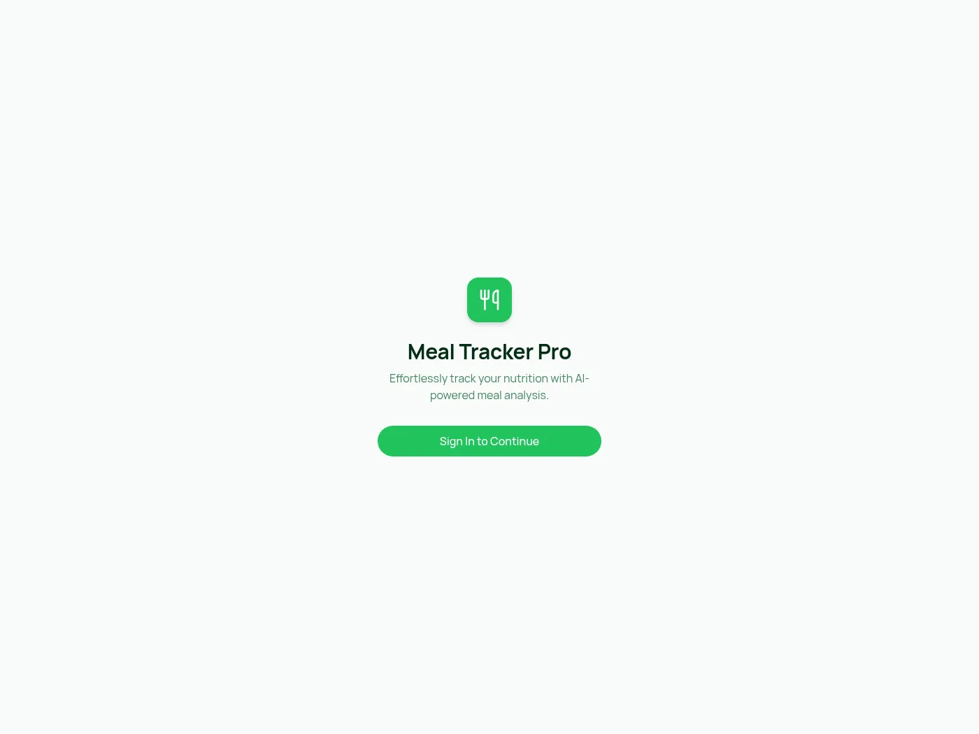 Meal Tracker Pro