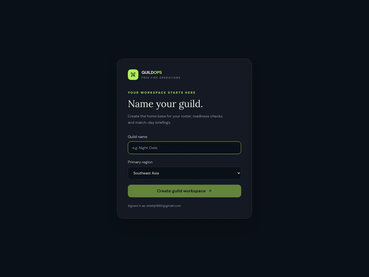 GuildOps Bot