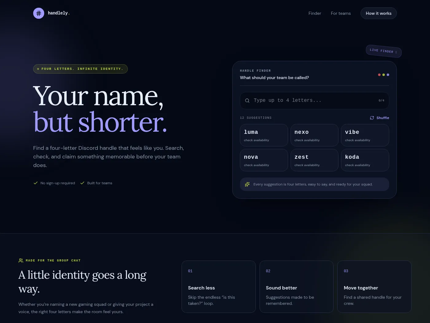 Discord Handle Finder